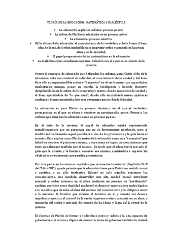 Teoria De La Educacion De Platon Pdf