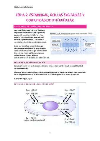 Tema 2 Fisiologia Animal Pdf