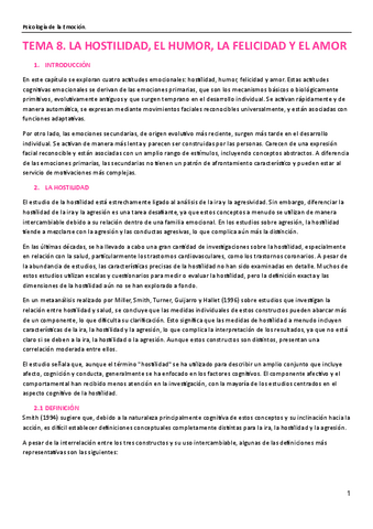 Emocion Tema 8 Pdf