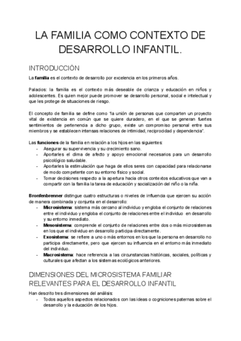 Resumen lectura "La familia como contexto de desarrollo infantil".pdf