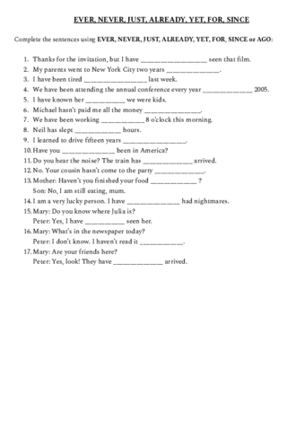 INGLES.-EJERCICIOS-Ever-Never-Just-Already-Yet-For-Since..pdf