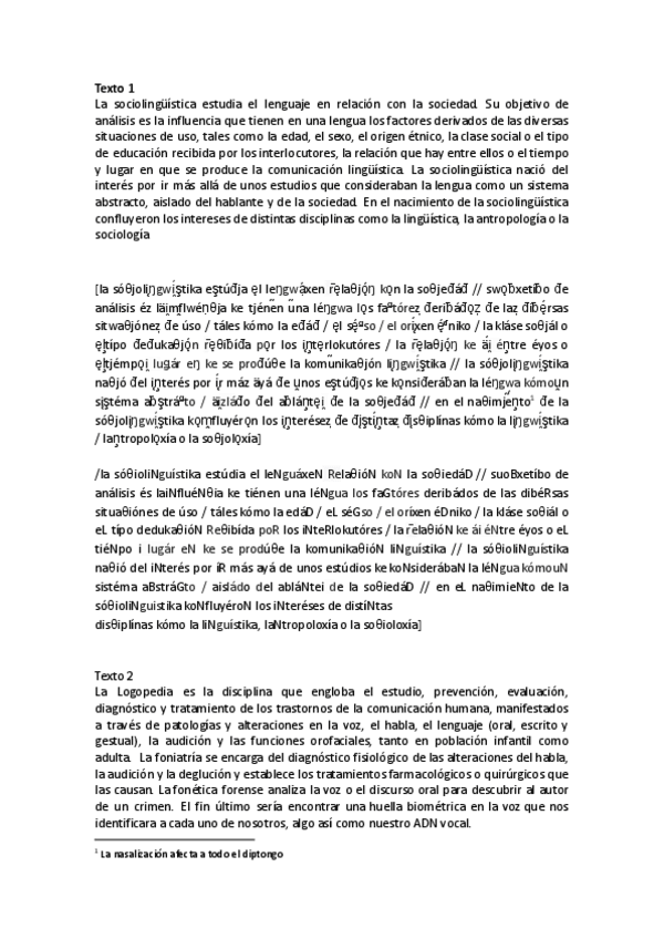 Ejercicios Transcripcion Pdf