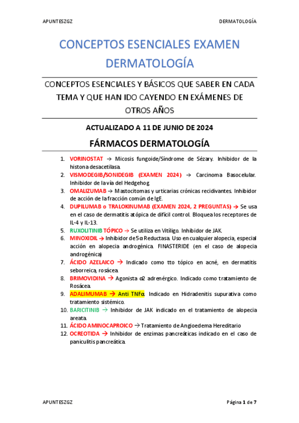 CONCEPTOS BÁSICOS DERMATOLOGÍA EXAMEN 2024.pdf