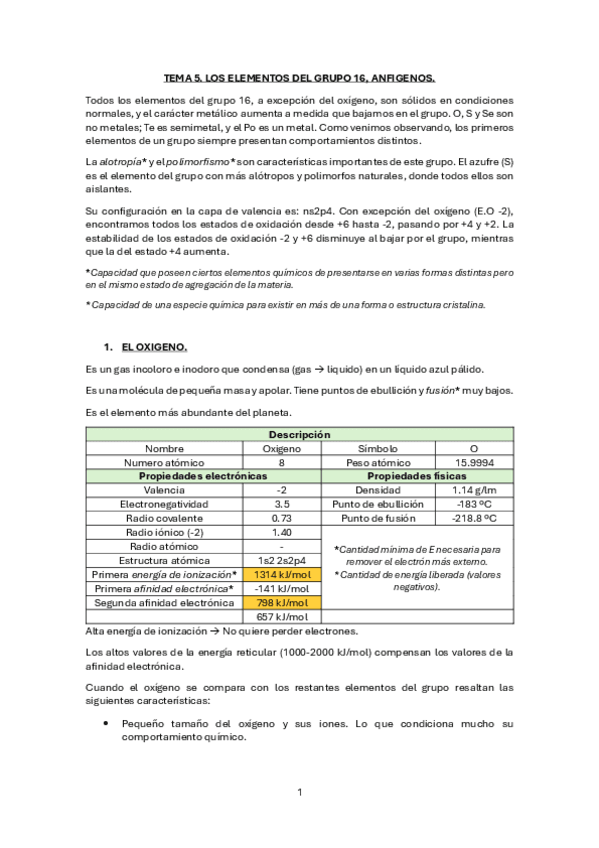 Apuntes de Química Inorgánica Descriptiva