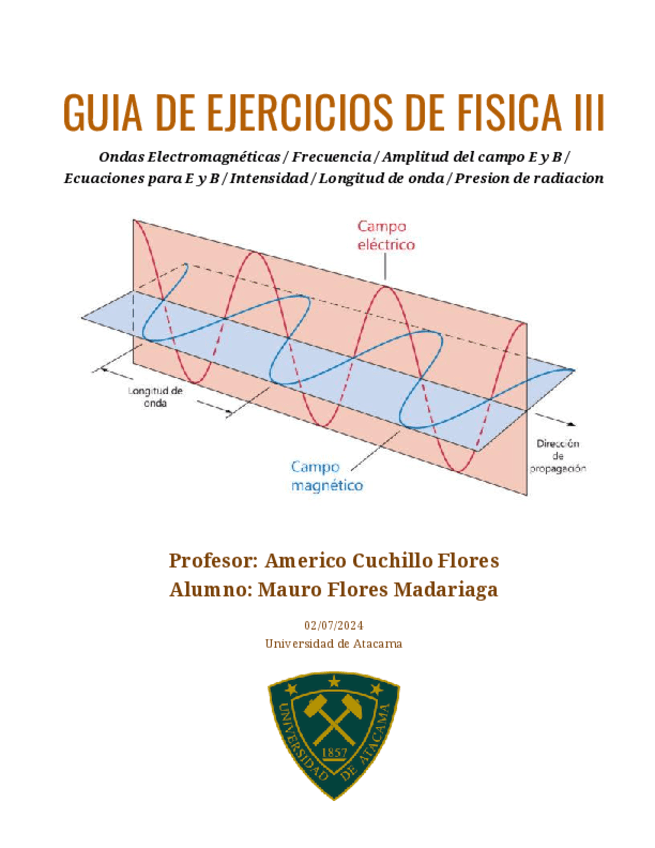 GUIA-Y-SOLUCIONARIO-DE-FISICA-III-ONDAS-ELECTROMAGNETICAS-ECUACIONES-PARA-E-Y-B-PRESION-DE ...