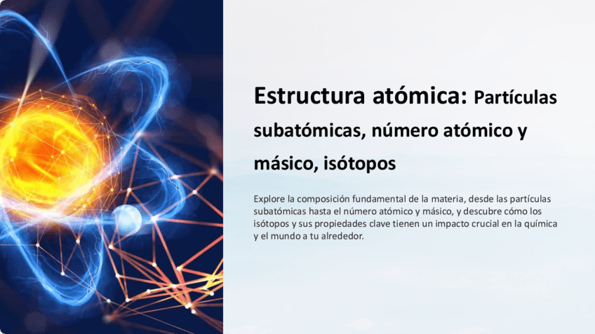 Estructura-atomica-Particulas-subatomicas-numero-atomico-y-masico ...