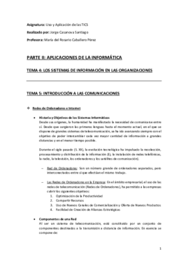 Tema 5 (Introducción a las Comunicaciones) - Uso y Aplicación de las TICS.pdf