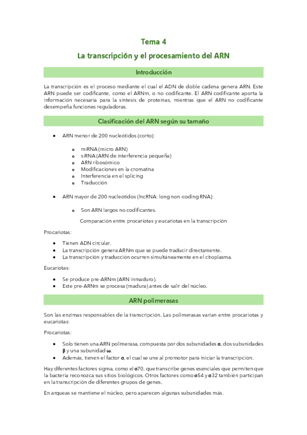 Tema 4: La transcripción y el procesamiento del ARN.pdf