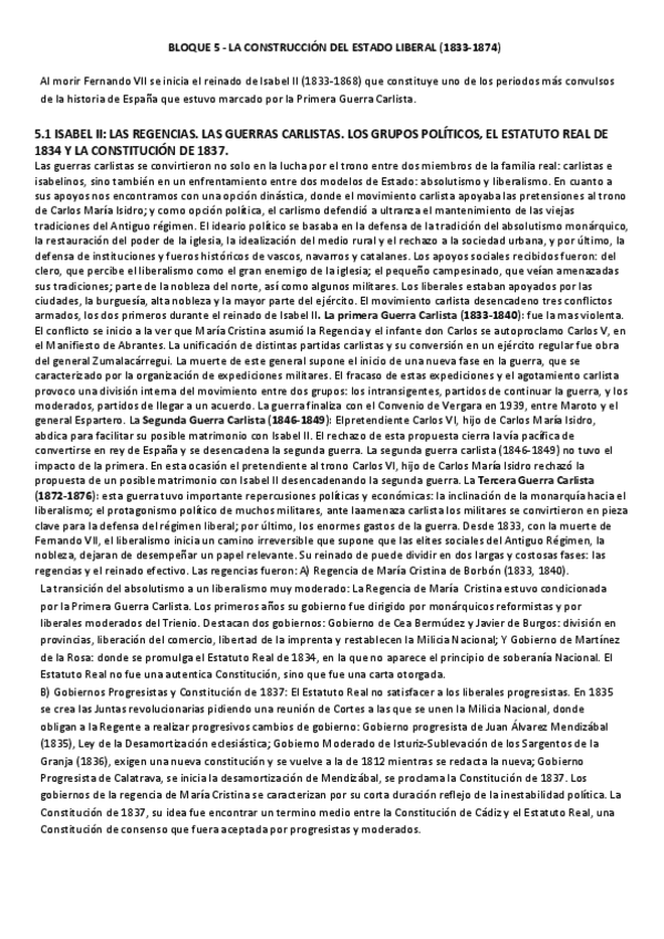 Bloque 5 Historia De Espana Pdf