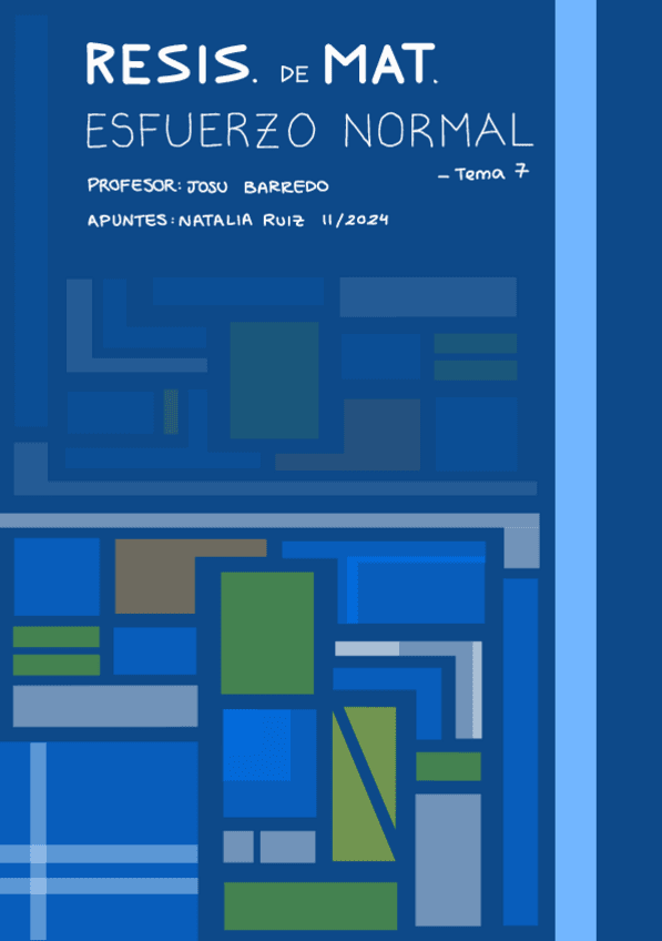 Tema 7 + EJERS: Esfuerzo Normal.pdf