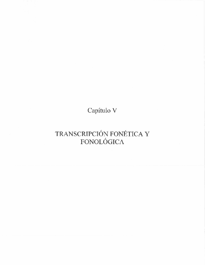 Transcripción Fonética Y Fonológica Pdf