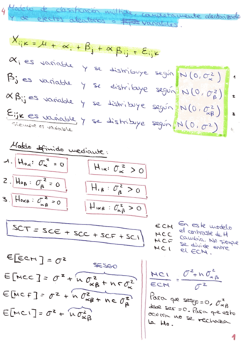 4. Modelo de clasificación múltiple- completamente aleatorizado y de efectos aleatorios o ...