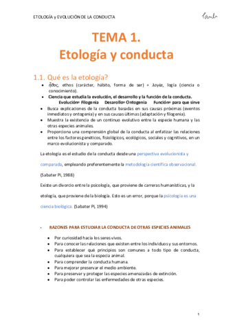 ETO - TEMA 1 Etología y conducta (Psicologia UB 1r).pdf