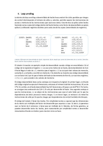 Práctica 4 - Loop unrolling.pdf
