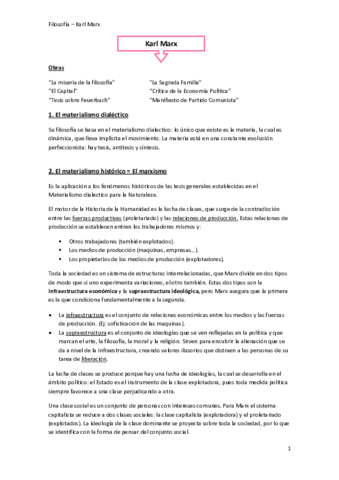 Karl Marx. Filosofía 2º Bach..pdf