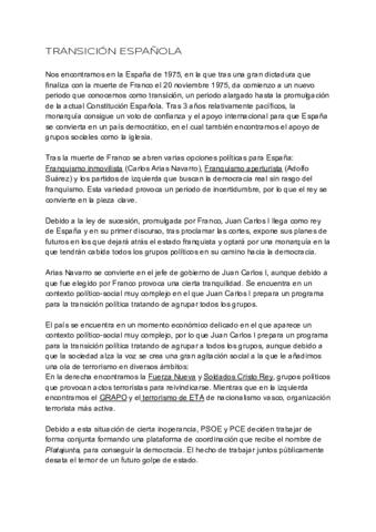 Transicion Espanola 1 Pdf