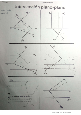 Intersección Plano-Plano