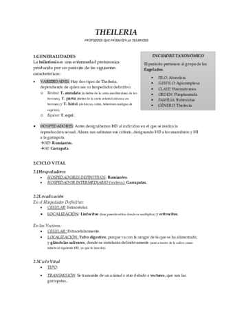 GENERO-THEILERIA-FAMILIA-BABESIDAE-ORDEN-PIROPLASMIDA-FAMILIA ...