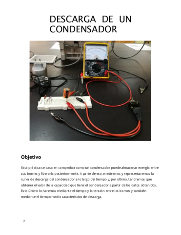 Descarga De Un Condensador Pdf