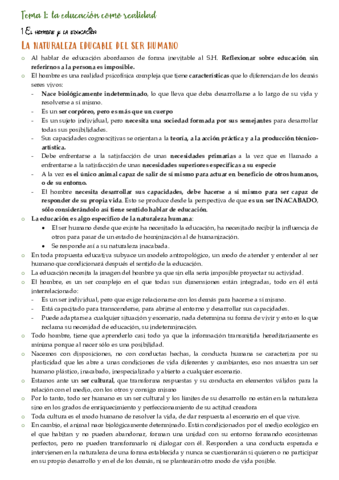 Teoria De La Educacion Pdf