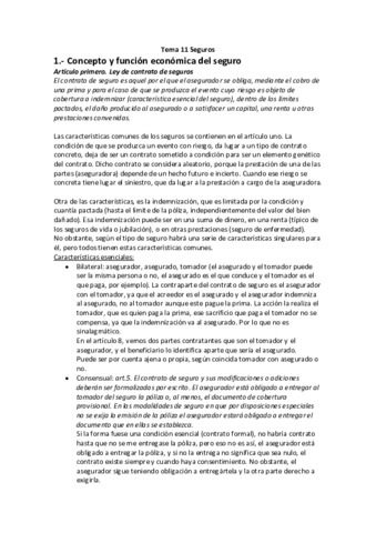Tema 11 Derecho Mercantil II. Seguros COMPLETO.pdf