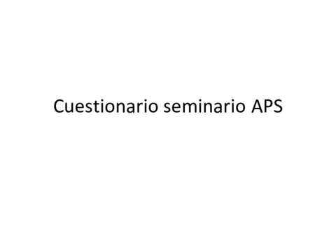 Test semin con truco para examen final