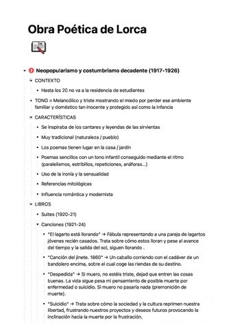 OBRA POÉTICA de LORCA (Etapas + Características + Poemas).pdf