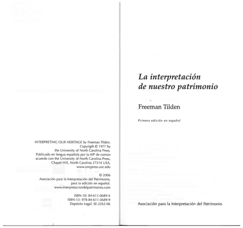 TILDEN-Freeman.-La-interpretacion-de-nuestro-patrimonio-Asociacion-para-la-Interpretacion-del ...