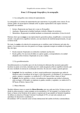 GEO. Tema 2 - El lenguaje geográfico y la cartografia..pdf
