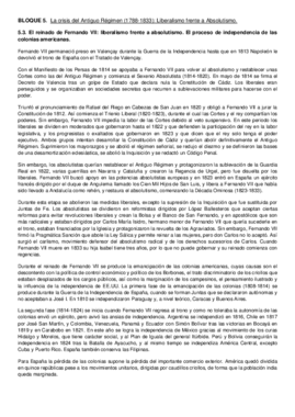 5.3. El reinado de Fernando VII_Liberalismo frente a absolutismo. El proceso de independencia de ...