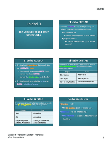 El verbo Gustar - Curso completo (Y otros verbos).pdf