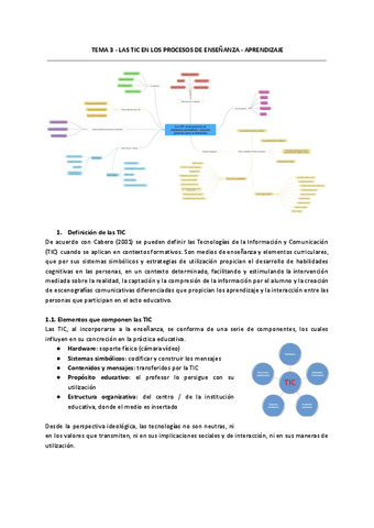 Tema 3 Las Tic En Los Procesos De Ensenanza Aprendizaje Pdf