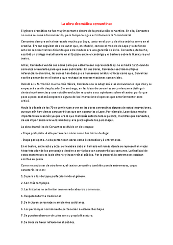 La Obra Dramatica Cervantina Pdf