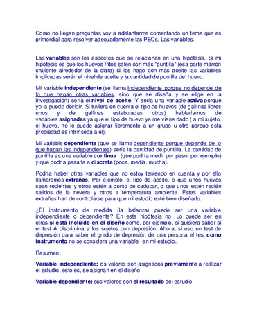 Variables Dependientes E Independientes Pdf
