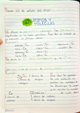 Atomos Y Moleculas Pdf