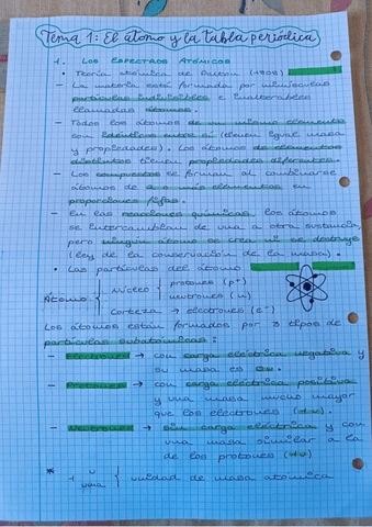 Física y Química 1º: El átomo y la tabla periódica.pdf