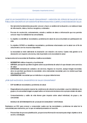 Conceptos Importantes Tema 2 Pdf