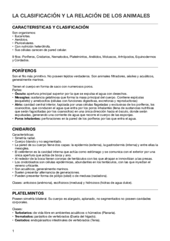 LA CLASIFICACION Y LA RELACION DE LOS ANIMALES-BIOLOGIA 1BACH.pdf
