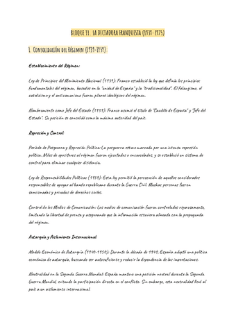 Bloque 11 Historia De Espana Selectividad Pdf