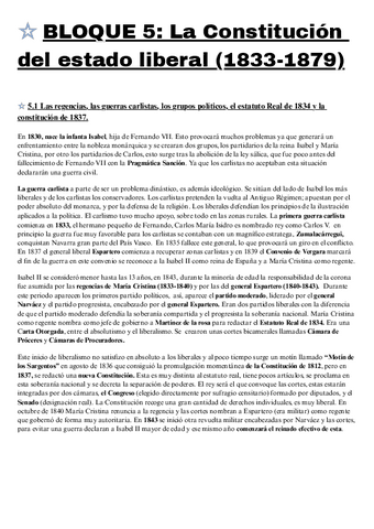 Bloque 5 Historia De Espana Evau Pdf